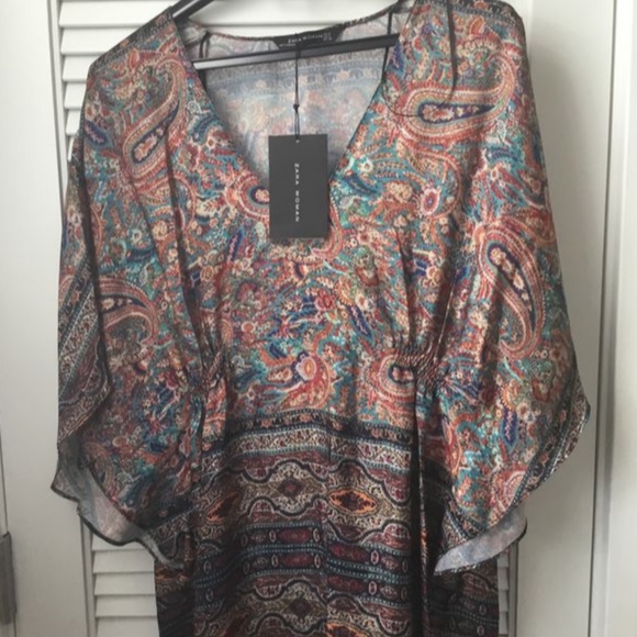 Zara | Dresses | Zara Woman Boho Maxi Dress | Poshmark